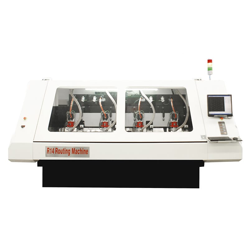 pcb routing machine, 4 spindles pcb routing machine