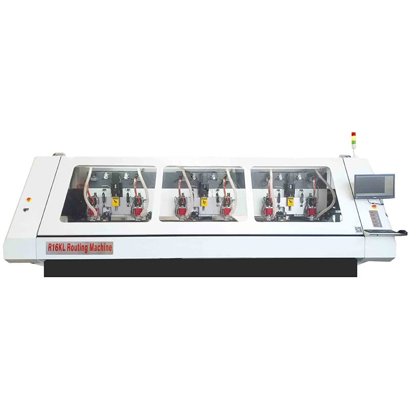 pcb cnc routing, 6-spindles pcb routing machine